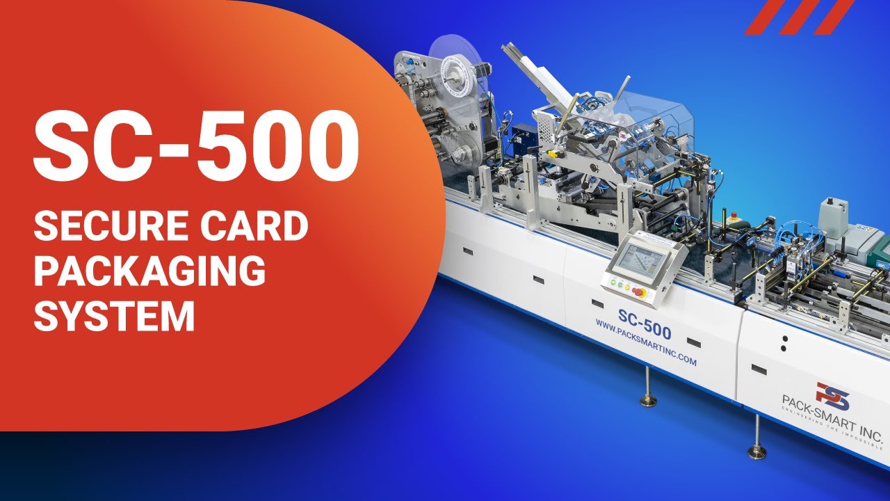 Pack-Smart SC-500 Secure Card Packaging System - YouTube