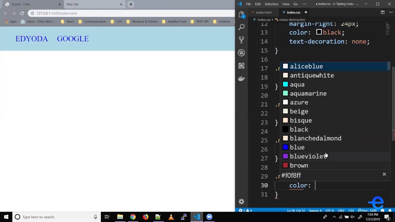 Css Styling Links Youtube 3908