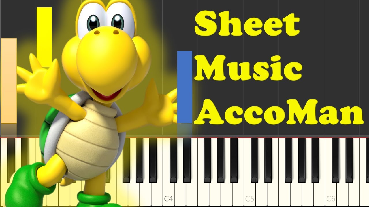 How to Play Paper Mario Koopa Village Theme Piano Sheet Music - YouTube