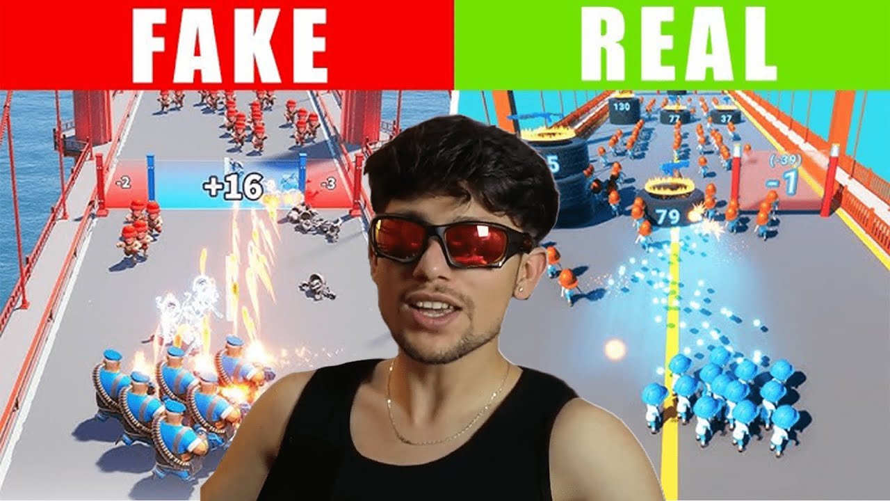 🔴 Playing Fake Mobile Ad Games Live – Are They Legit or a Scam? - YouTube