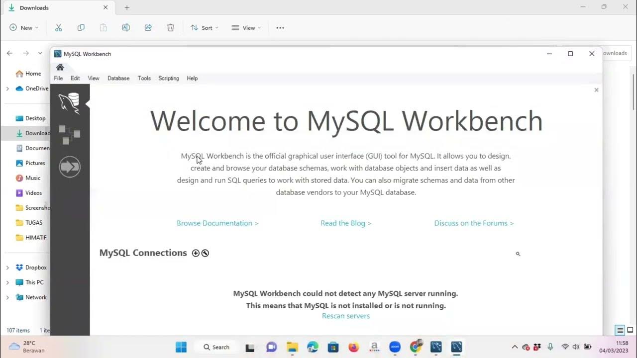 POST 1 : TATA CARA INSTALASI 1 DBMS (MYSQL)_RIJA NUR HIJRIYYA_21416255201095_IF21D #ubpkarawang ...