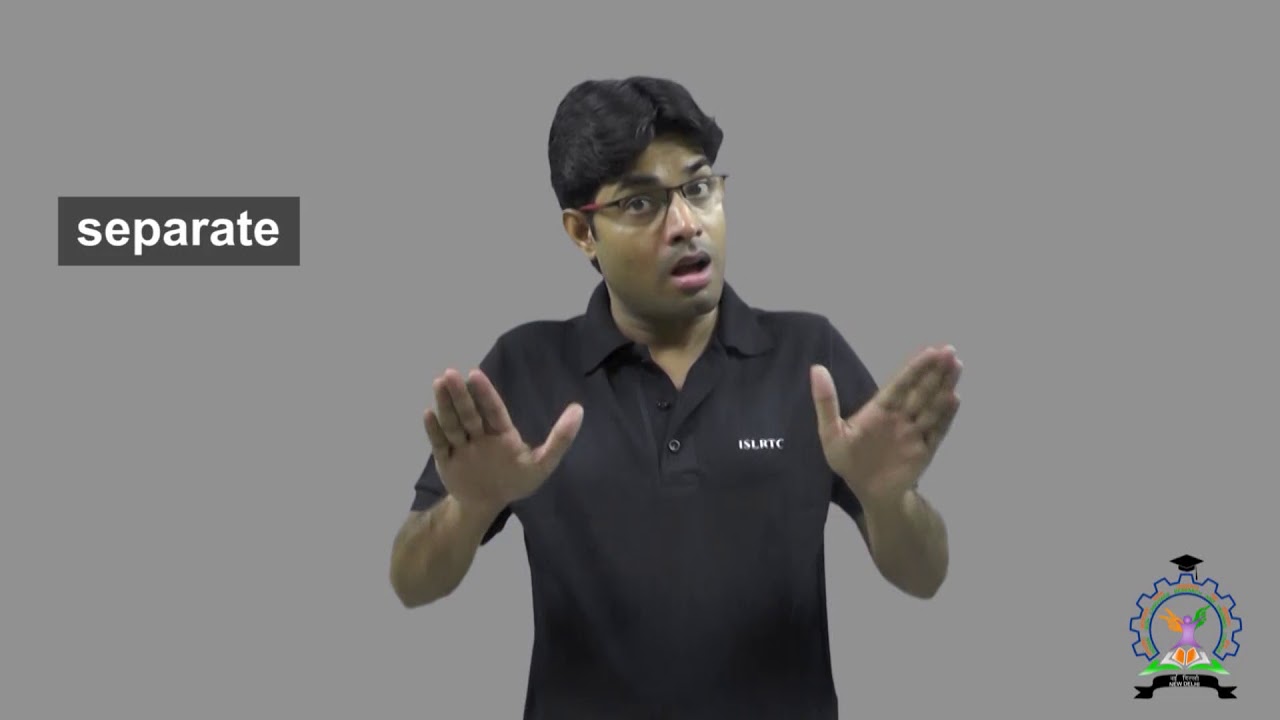 separate (sign 3) - YouTube