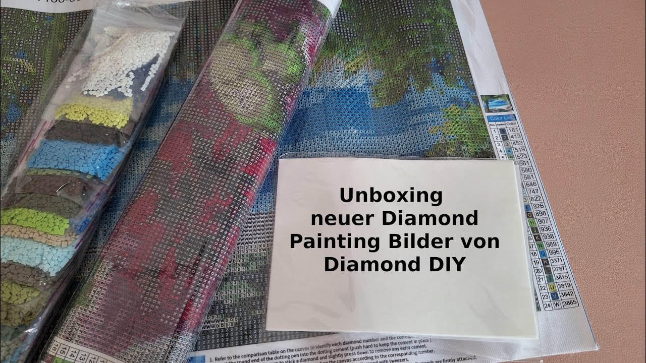 #unboxing / Diamond Painting Bilder von Diamond DIY - YouTube