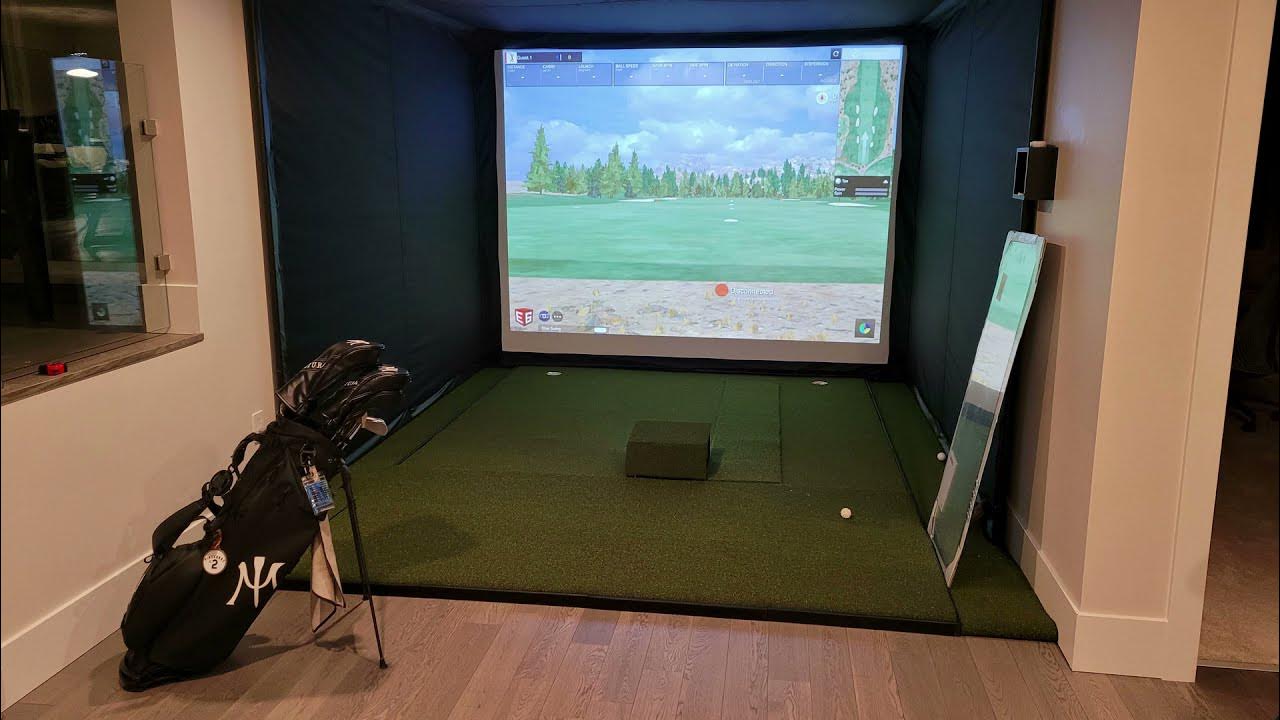 Home Golf Simulator Build | June 3rd, 2021 - YouTube