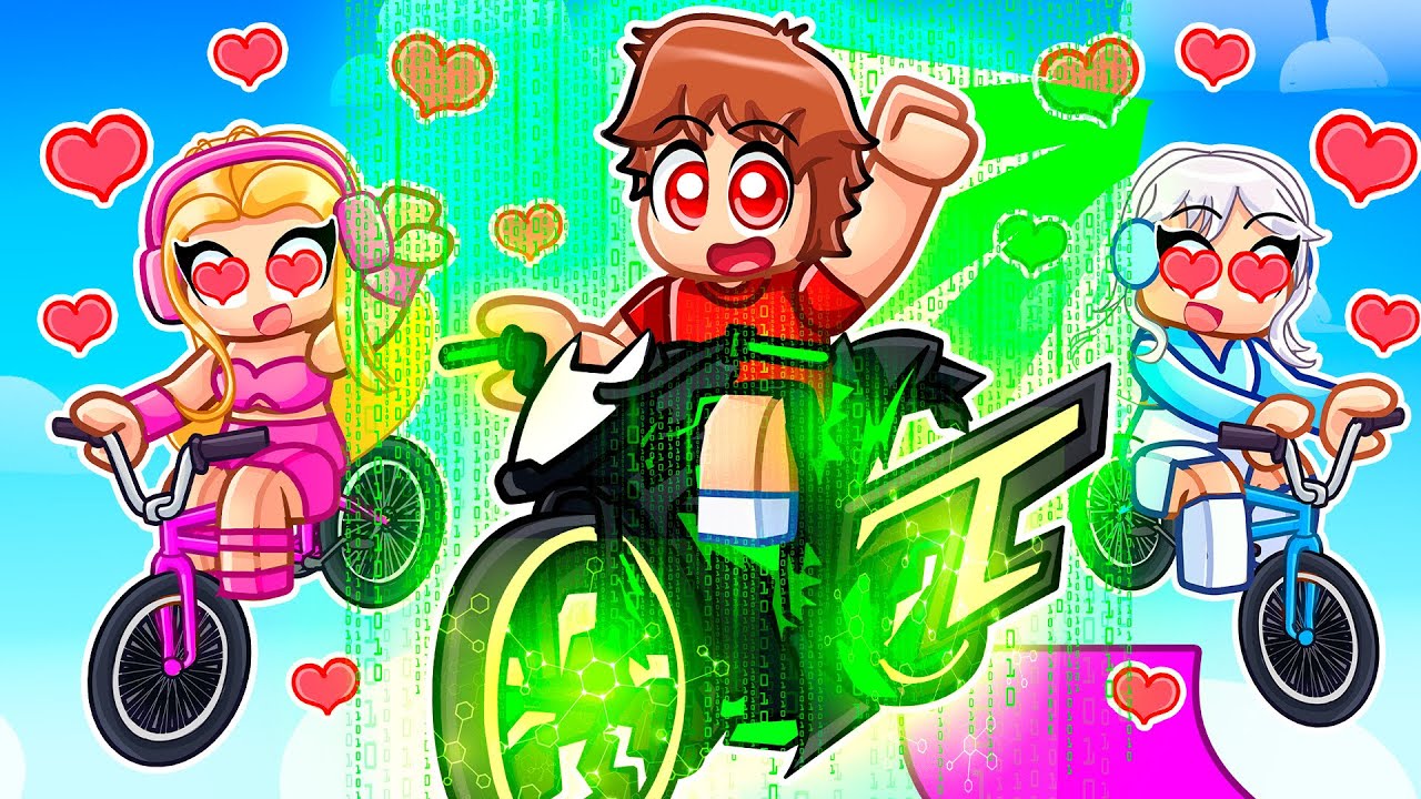 I Spent $100,000 To Rizz Girls With New Hacker Bike In Roblox Bike Obby ...