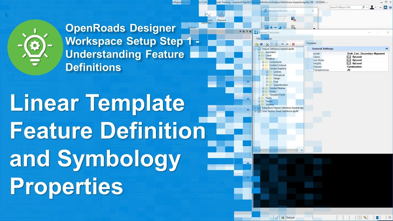 10 Linear Template Feature Definition and Symbology Properties - YouTube