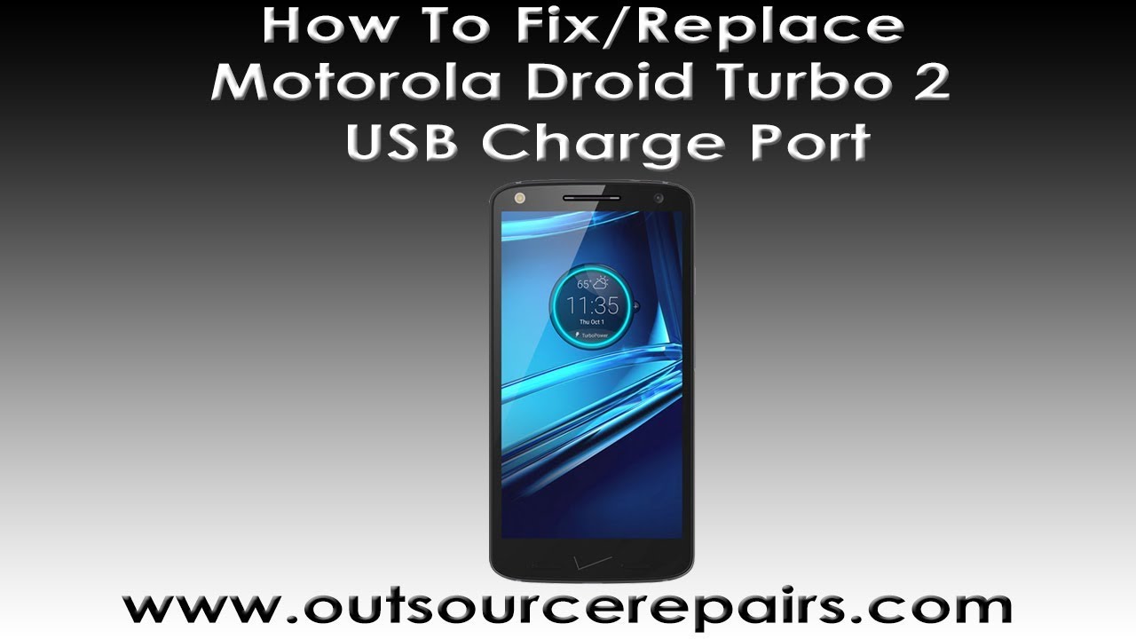 How To Fix Replace Motorola Droid Turbo 2 XT1585 USB Charge Port - YouTube