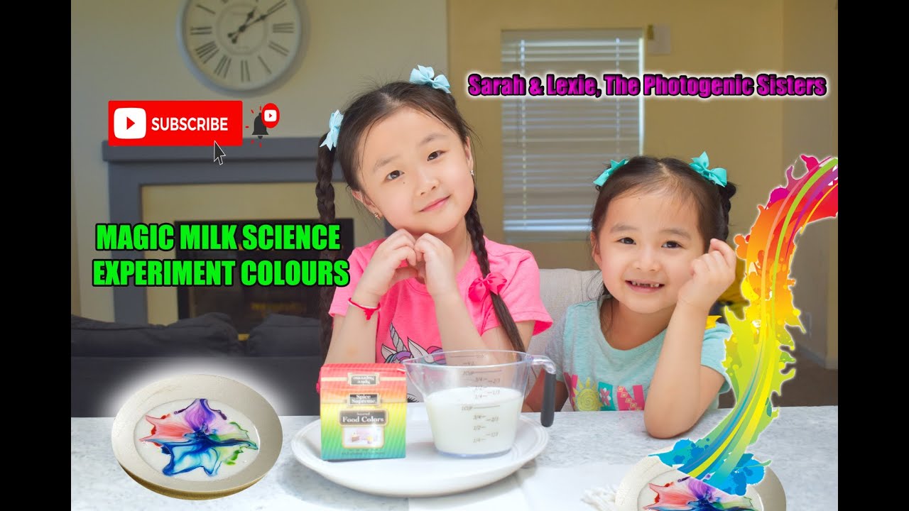 Fun Magic Milk Colors Science Experiment - YouTube