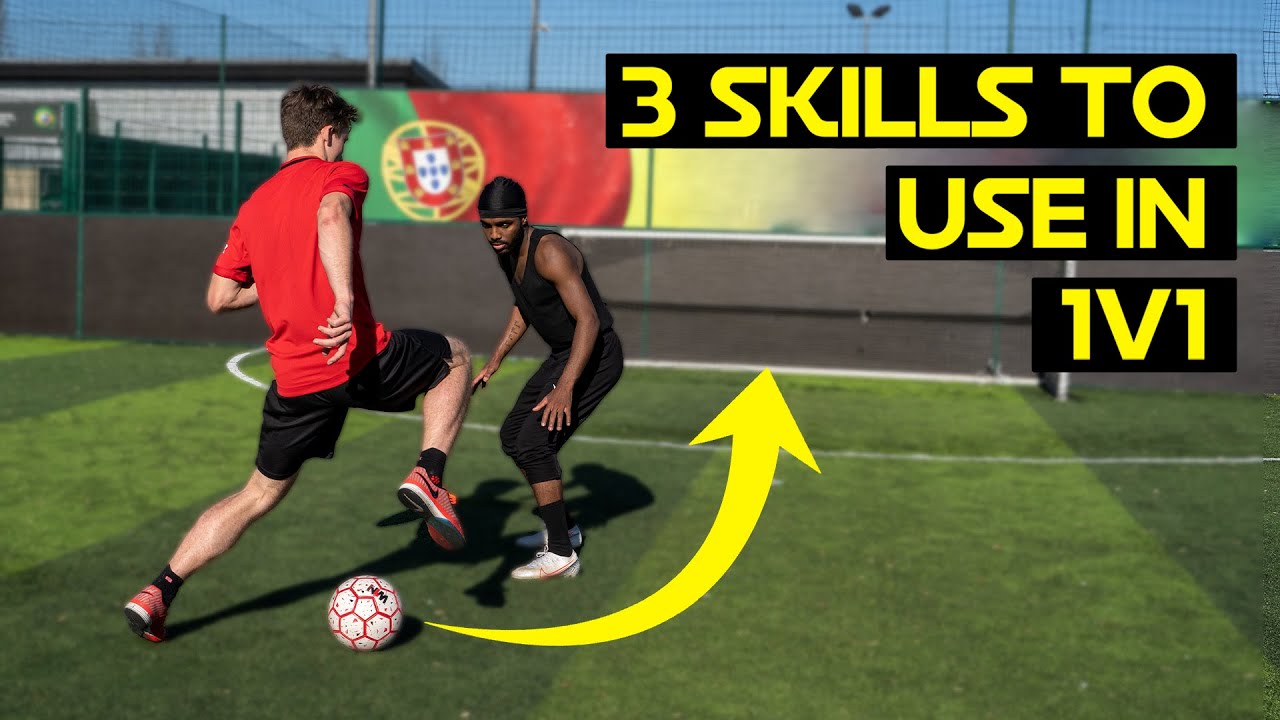 3 Skills to Beat a Defender in a 1v1!! Skills tutorial! - YouTube