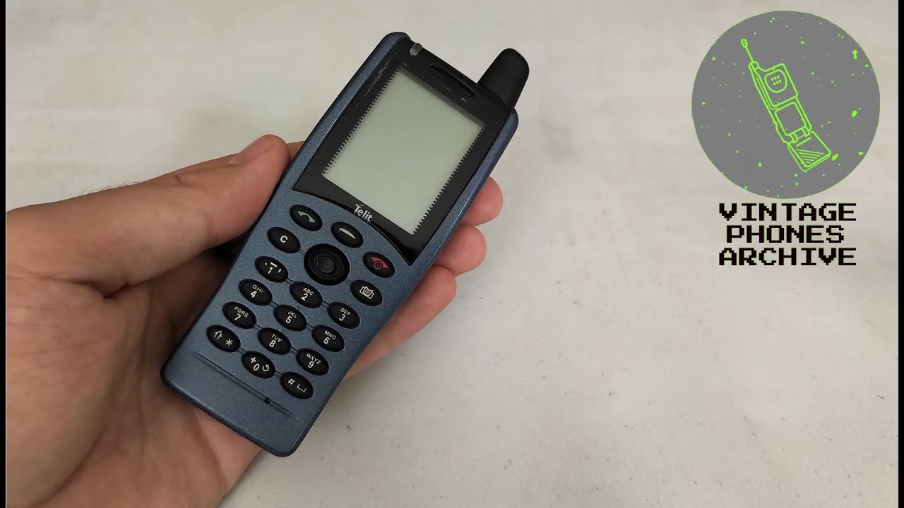 Telit GM 940 vintage Italian Mobile phone - YouTube