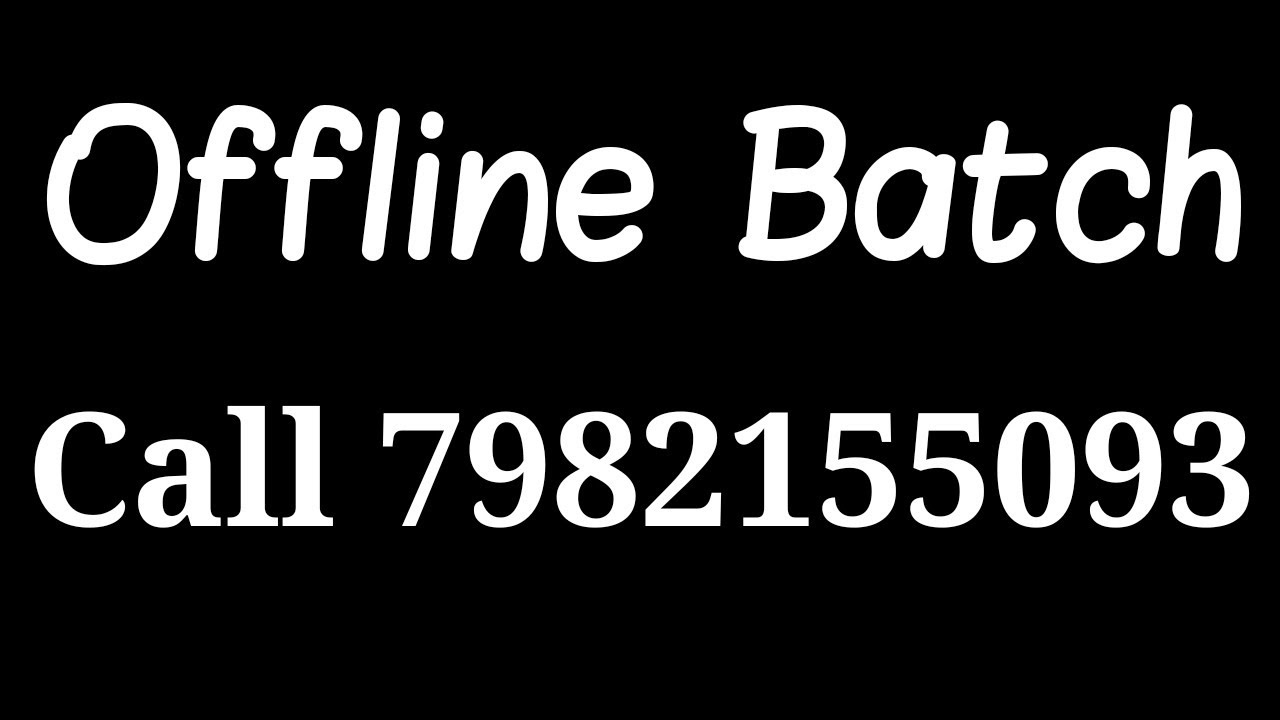 SSC SELECTION BATCH (Offline) Announcement - YouTube