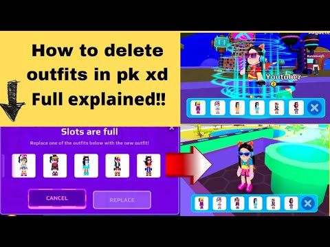 how to delete outfits in pk xd | how to change saved outfits in pk xd ...