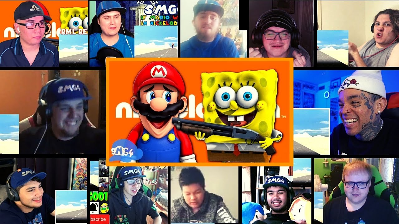 SMG4: If Mario Was In... Nickelodeon Reactions Squad - YouTube