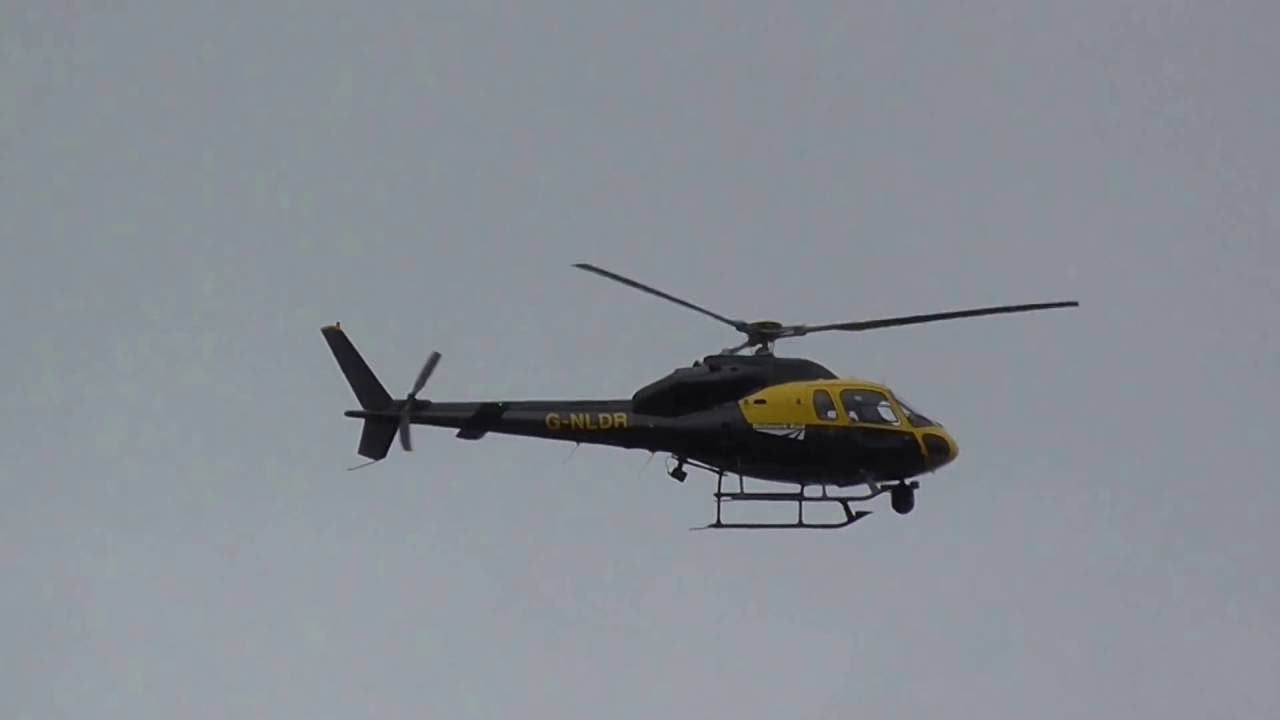 Network Rail Helicopter over Stafford - YouTube