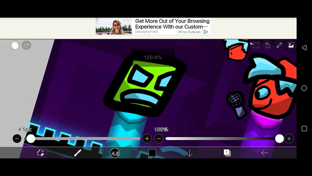 (failed song':|)fnf geometry dash the dashing light!...#geometrydash # ...