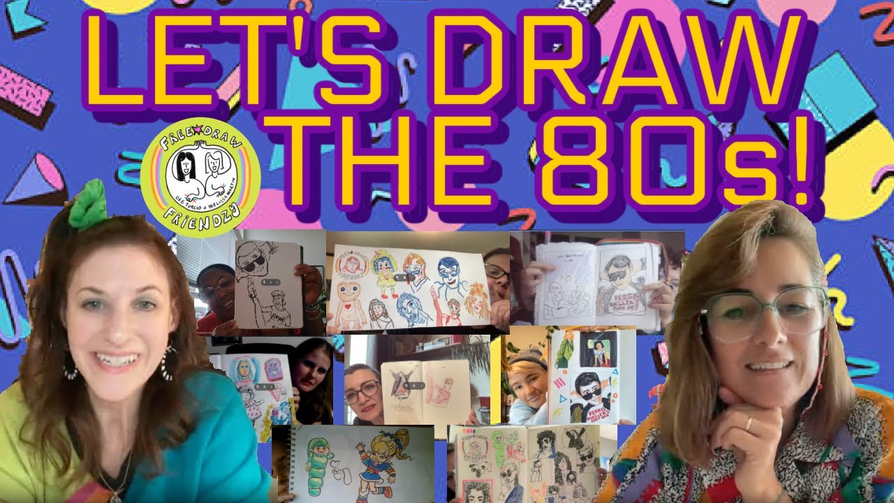 Let's Draw 80's Nostalgia! Free Draw Friendzy with @melissamartinart ...