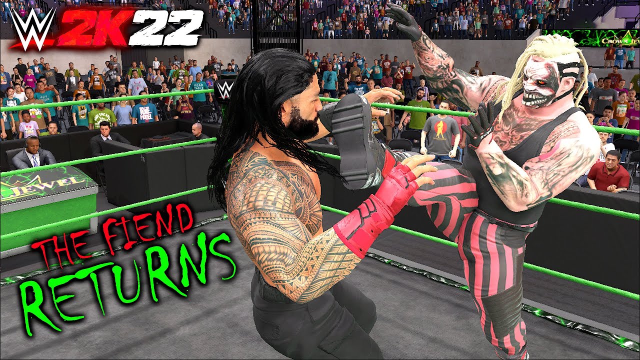 The Fiend RETURNS & challenged Roman | ROMAN vs FIEND | WWE 2K22 [Hindi ...
