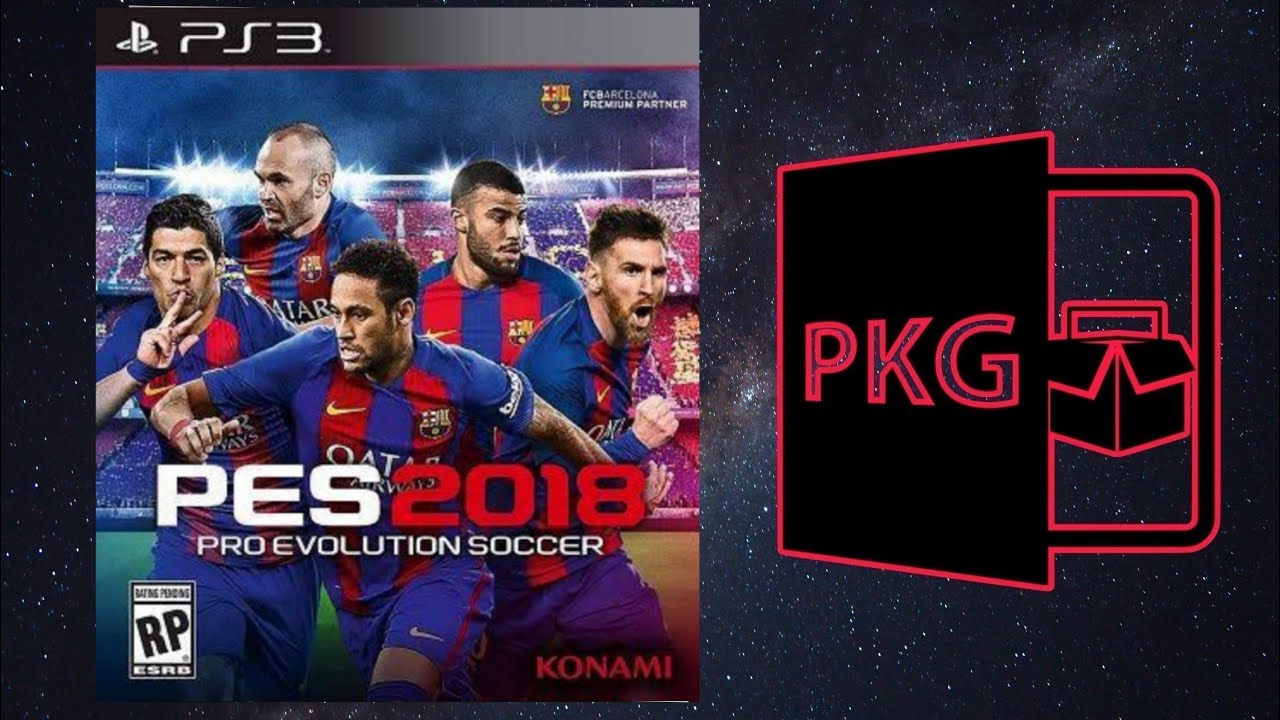 PES 2018 PKG PS3 - YouTube