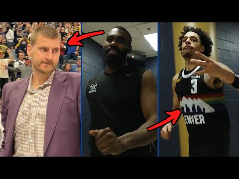 Denver Nuggets Locker Room Celebration After BIG WIN Without Nikola Jokic & Murray vs. OKC Thunder!