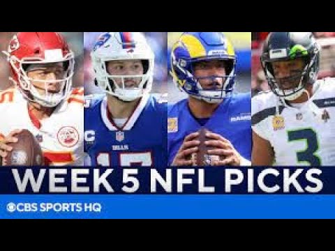 week 5 NFL picks and predictions - YouTube