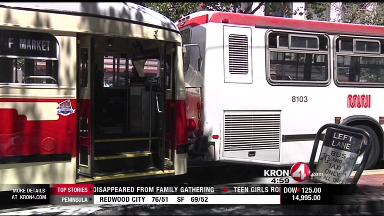 Children Hurt in Muni Bus and Streetcar Wreck - YouTube
