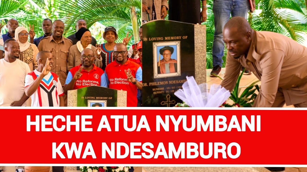 HECHE ATUA NYUMBANI KWA PHILOMEN NDESAMBURO AWEKA MASHADA KWENYE KABURI - YouTube