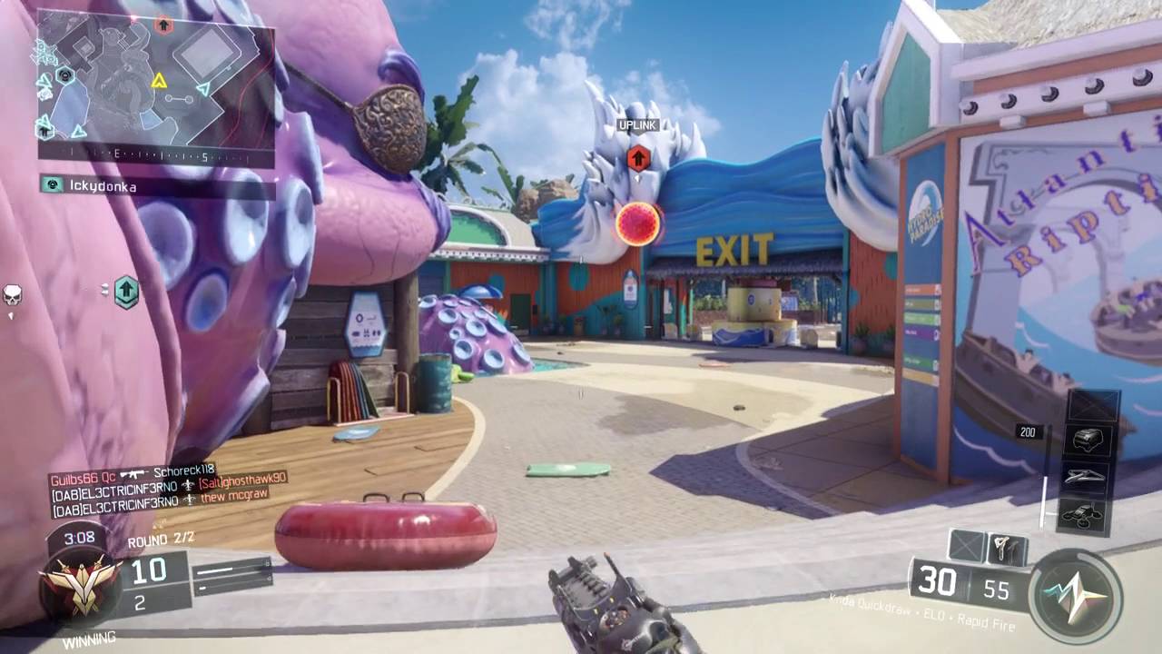 playing the new map (splash) - YouTube