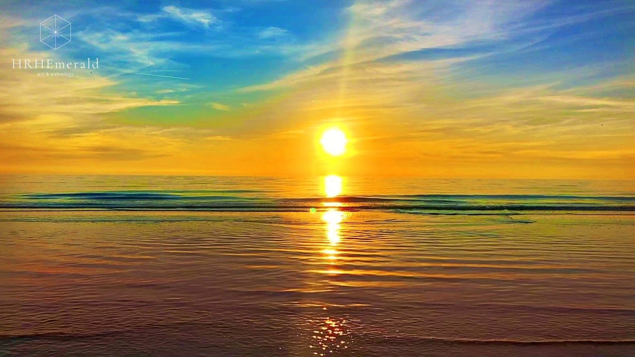 🦋 HD VIDEO • BEETLE WAVES • BEAUTIFUL SUNSET • OCEAN SOUND MEDITATION ...