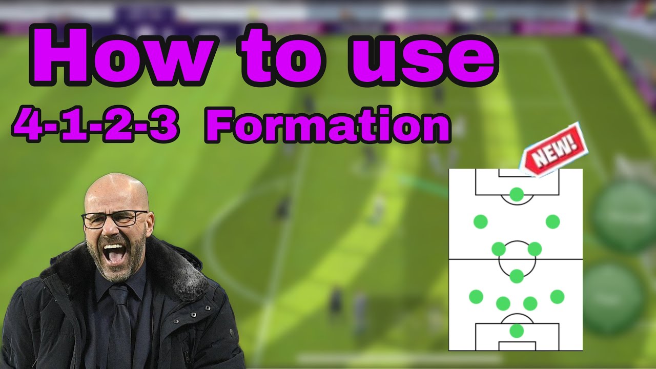 How to use The 4123 formation (T-Bosz) PES 2021 Mobile Pro Evolution ...