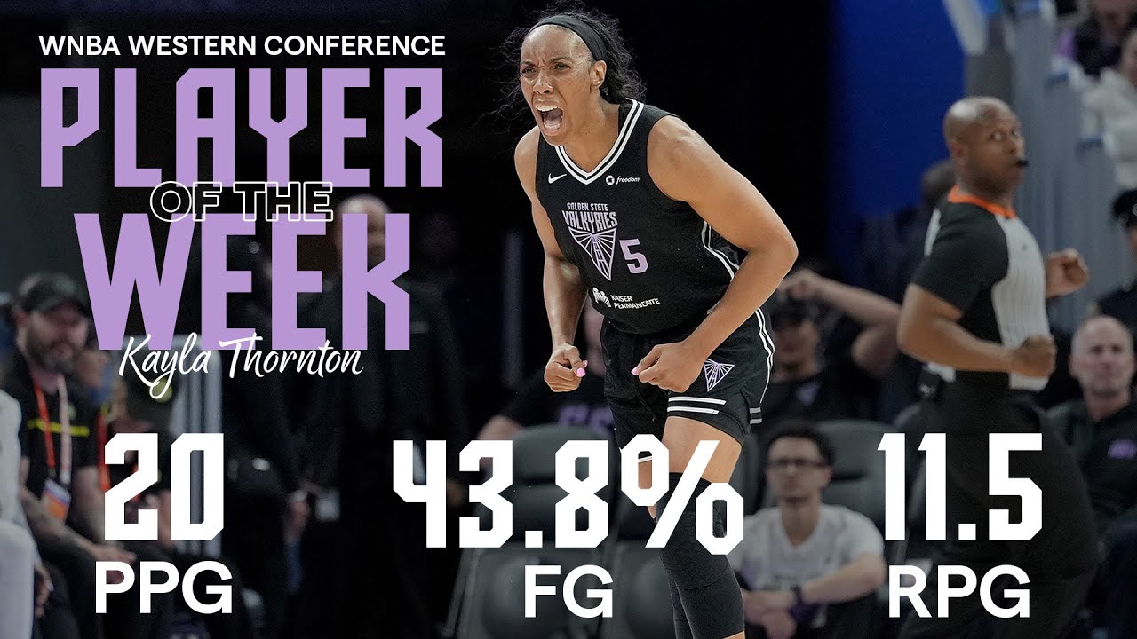 DOMINANCE From Kayla Thornton Leads Her To WNBA Western Conference ...