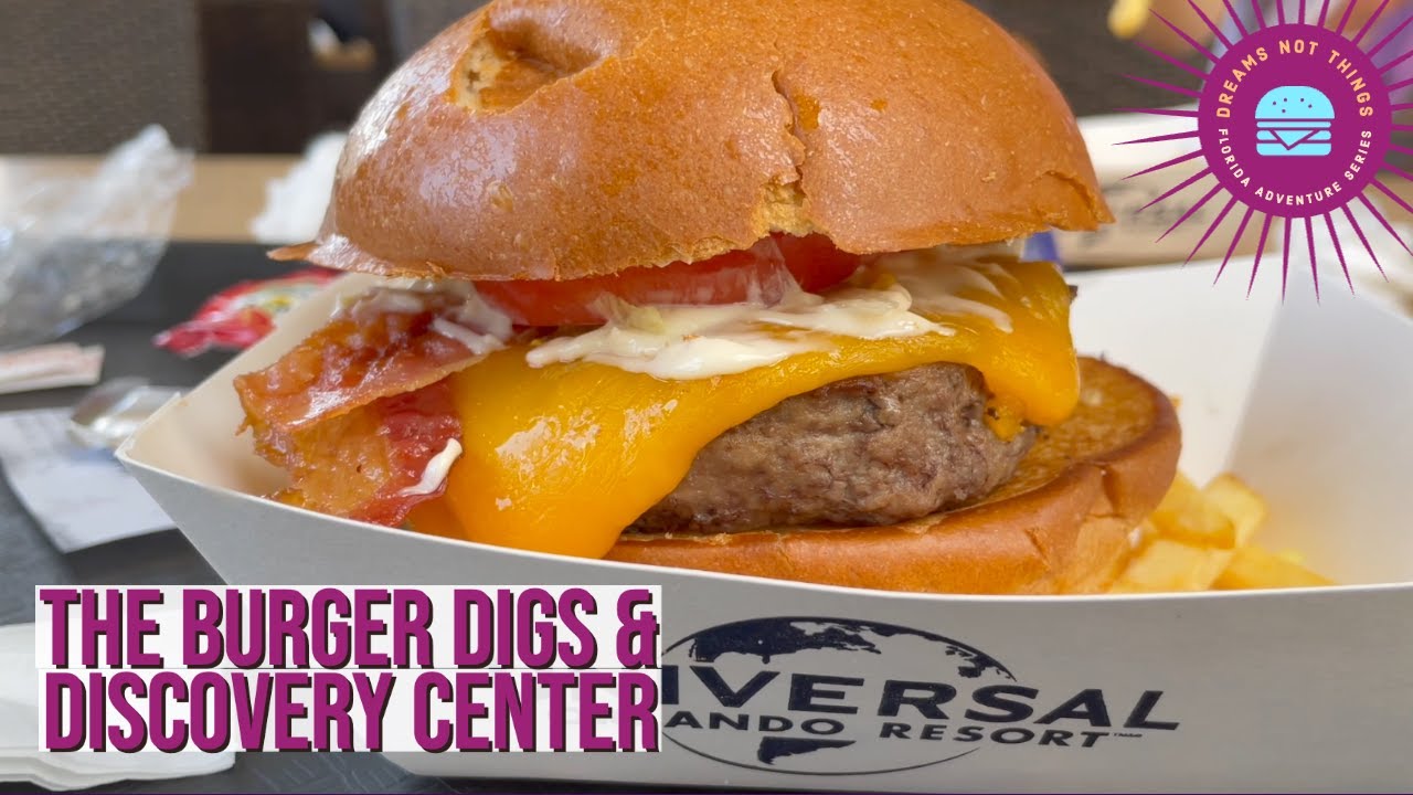 The Burger Digs & Jurassic Park Discovery Center at Universal's Islands ...