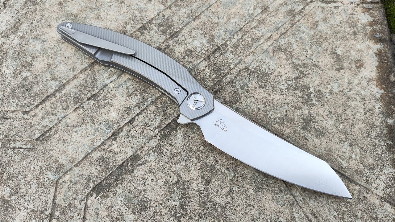 Складаний ніж Folding knife Twosun ts51 m390 - YouTube