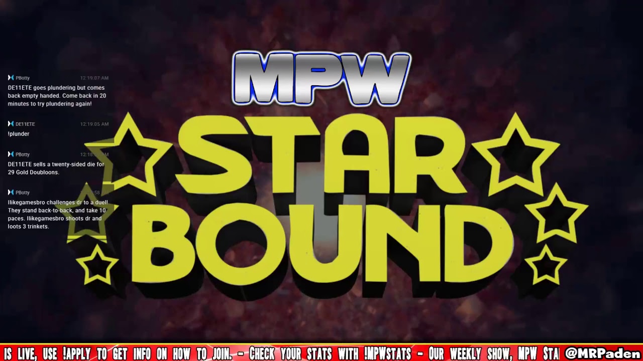 🌟 MPW StarBound 🌟 [RF|PS4 Interactive Universe] - YouTube