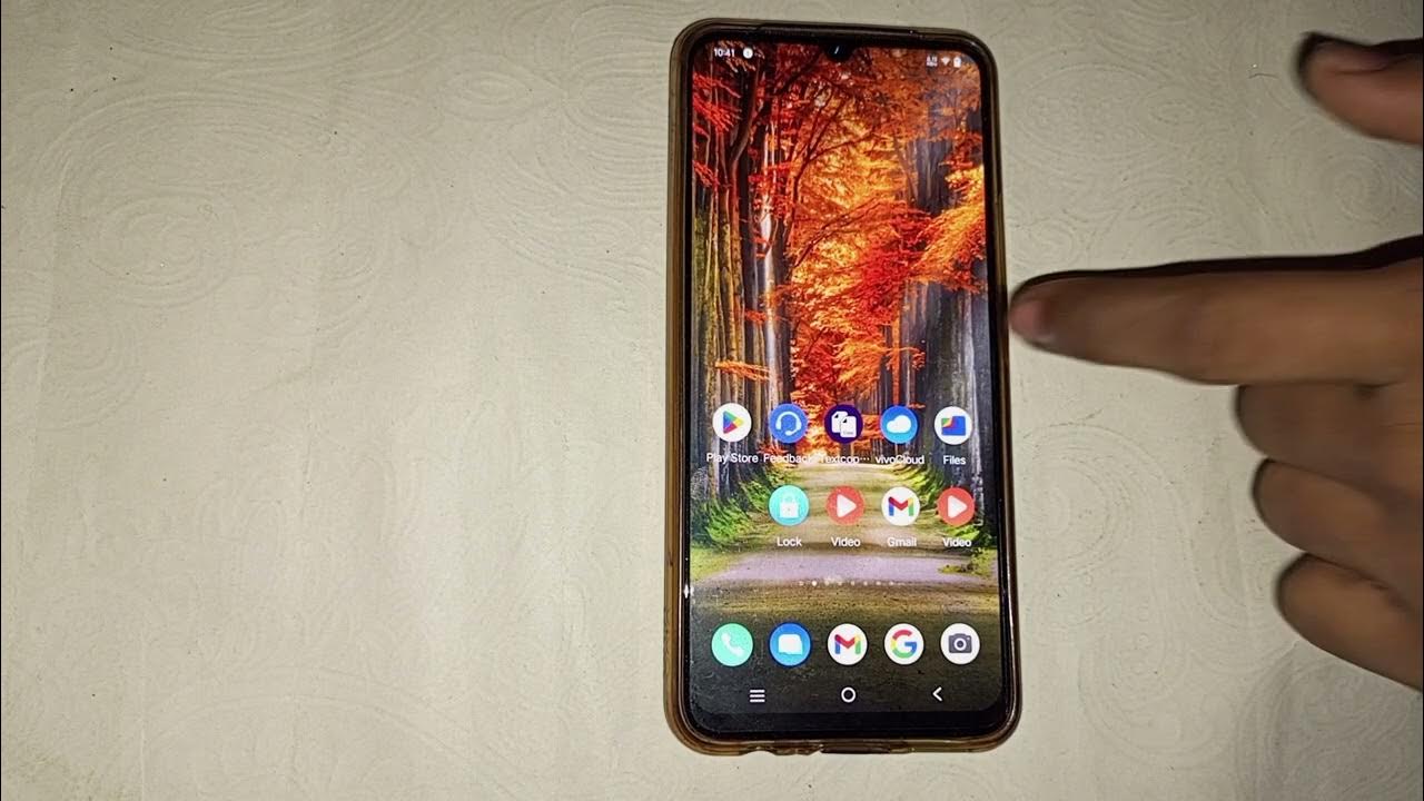 Vivo Y33 wallpaper setting, how to set custom wallpaper in vivo Y33 - YouTube