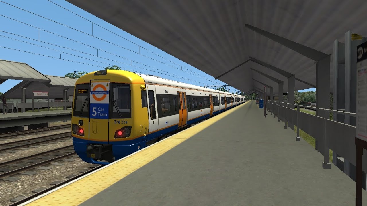 Train Simulator 2016 London Overground Class 378 Capitalstar running on ...