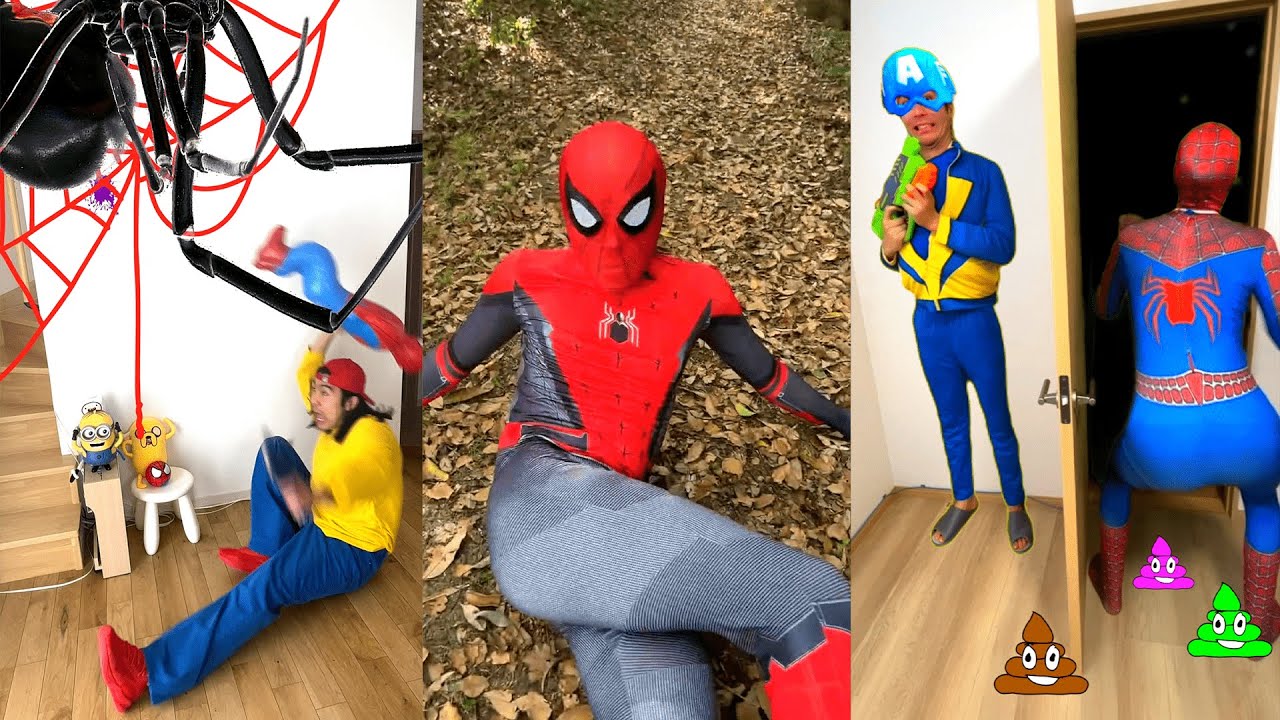 Spider-Man Cringe Video😂Big spider🕷🕷 - YouTube
