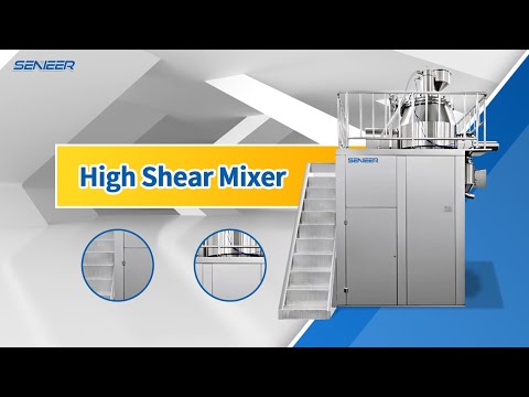 Senieer RMG Rapid Mixer Granulator Used For Mixing and Wet Granulation ...
