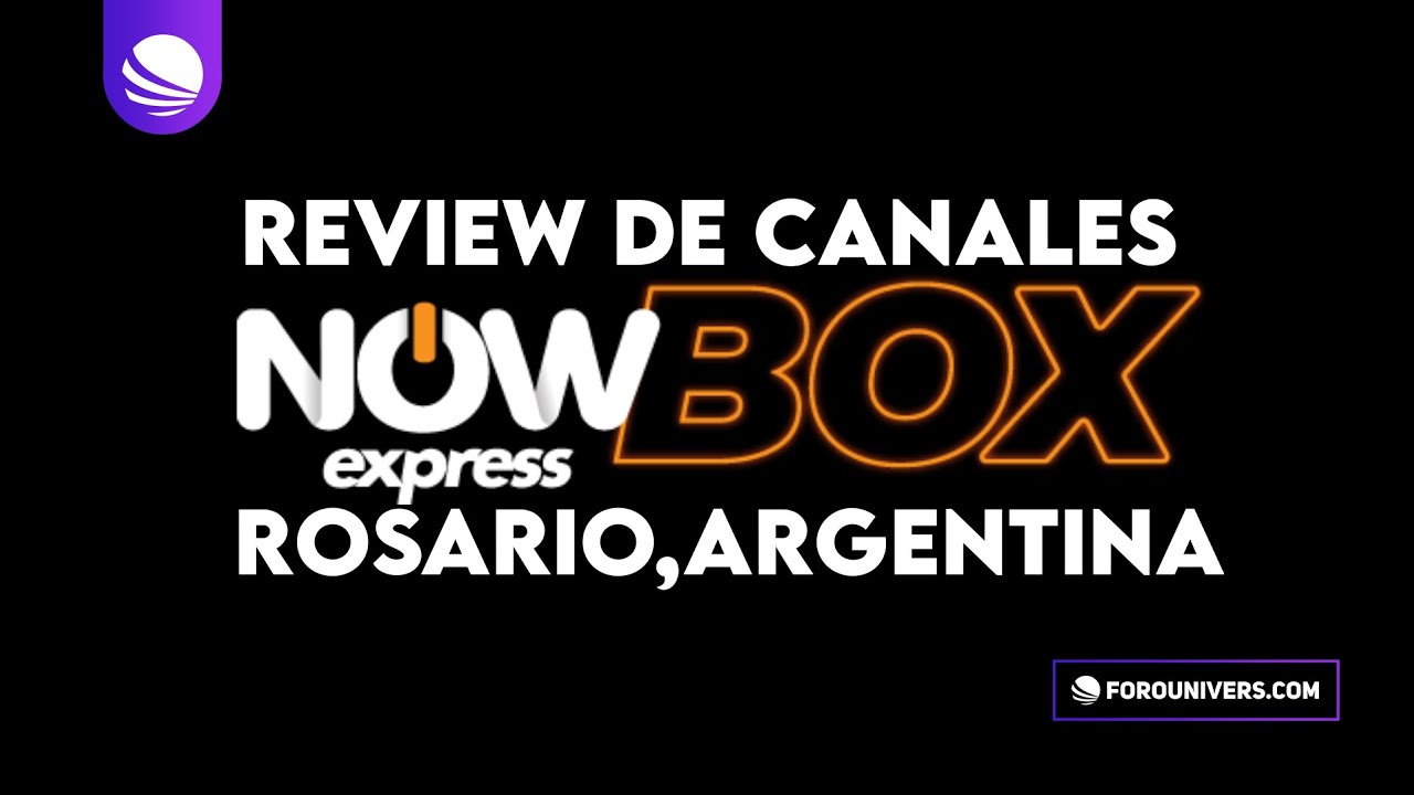 NOW Express | Review de Canales | Rosario, Argentina - YouTube