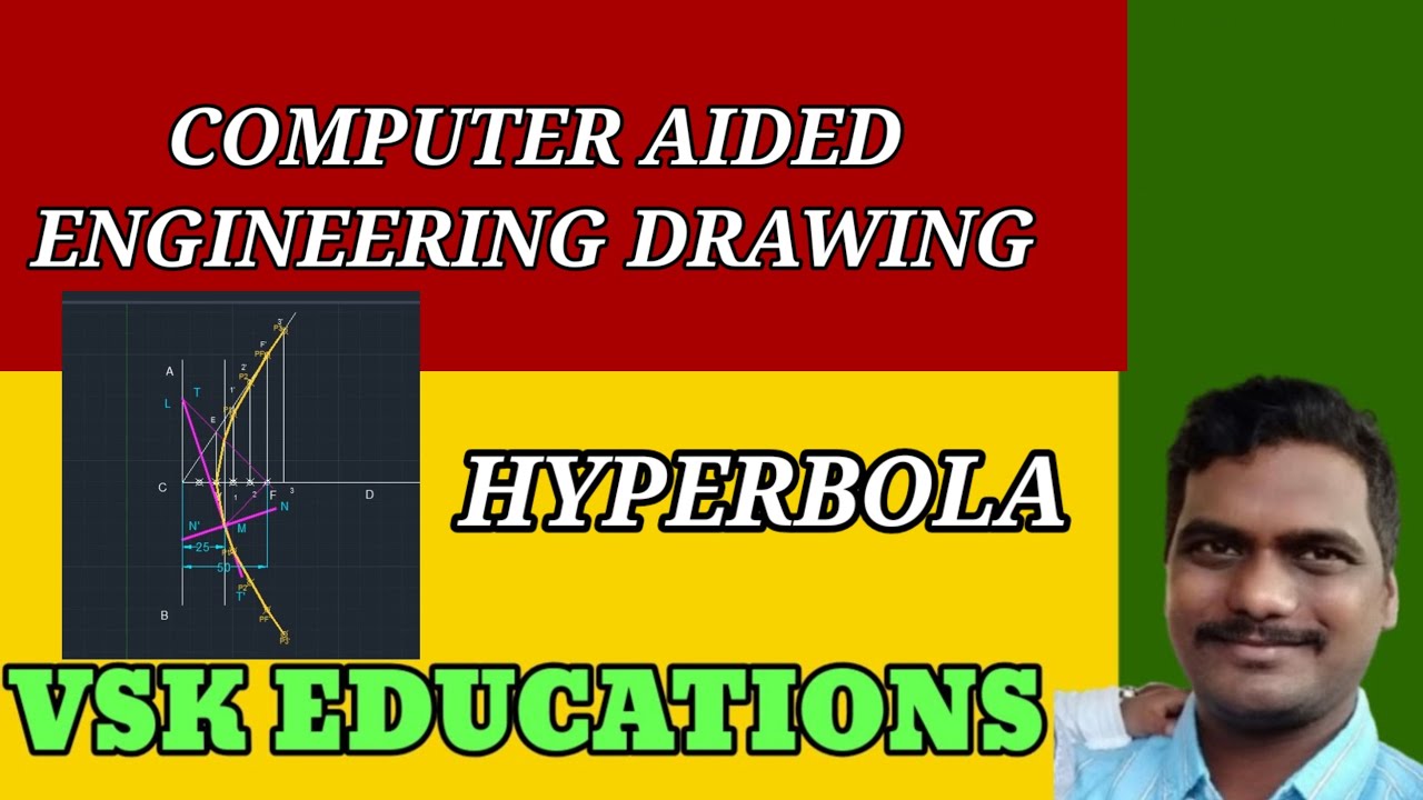HYPERBOLA #autocad #caed #hyperbola#engineeringgraphics # ...