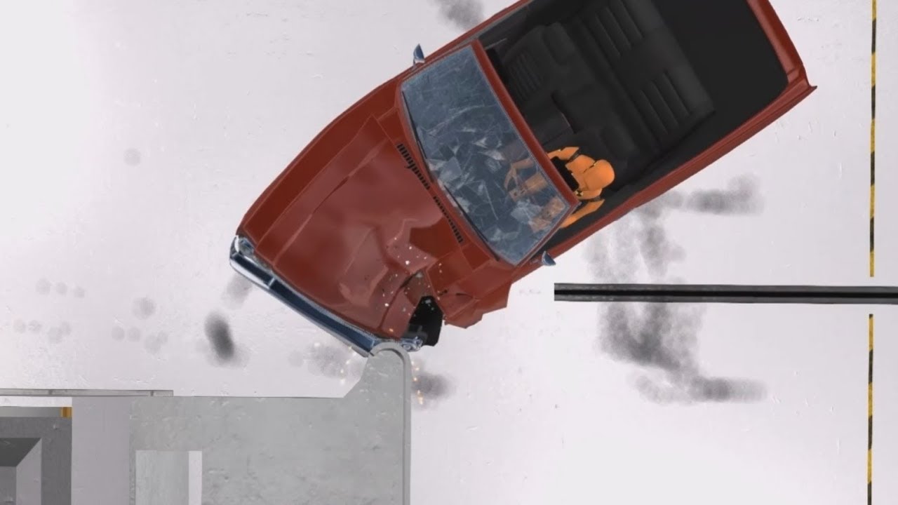 IIHS Crash Testing - Part 2 - Small Overlap Frontal Test | BeamNG.drive ...