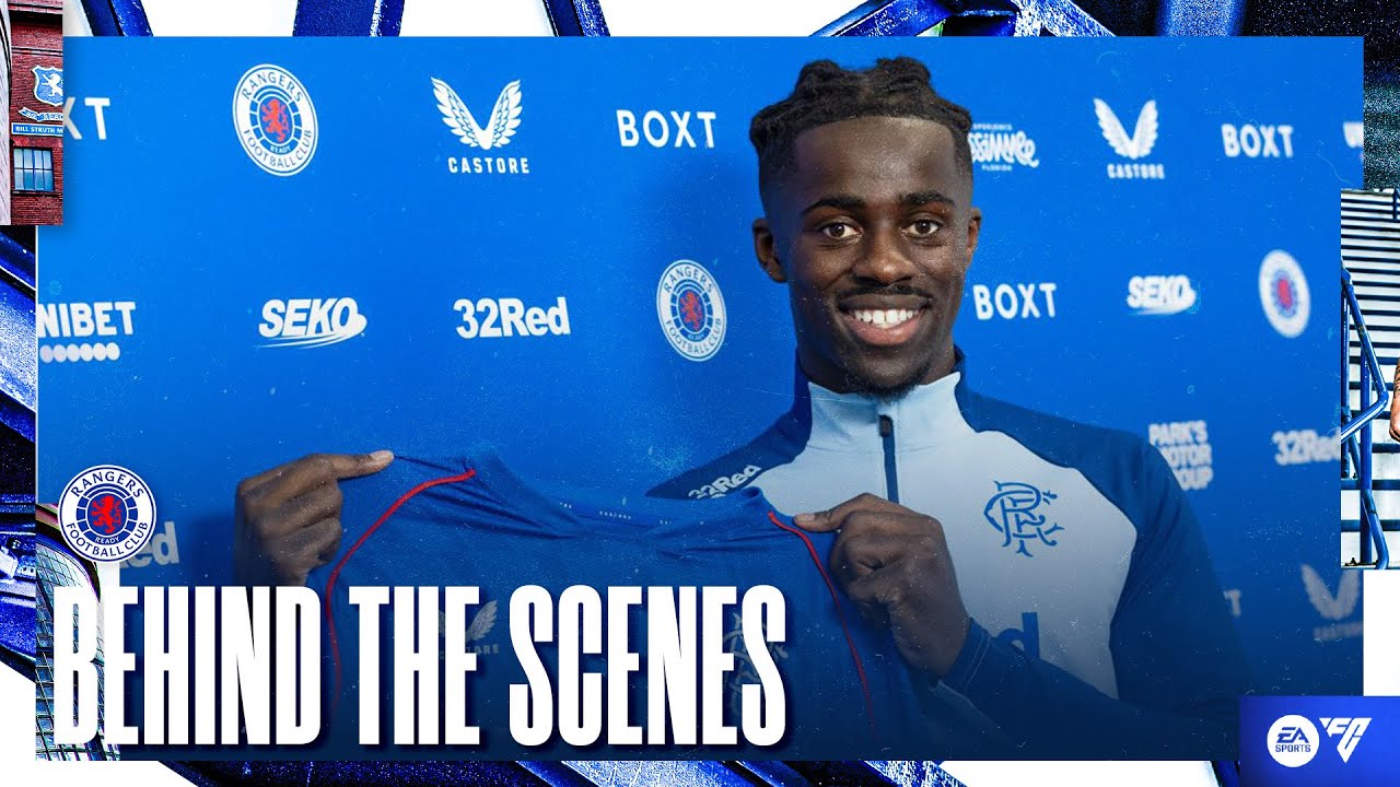 TRAILER | BEHIND THE SCENES | Clinton Nsiala signs for Rangers | 01 Jul ...