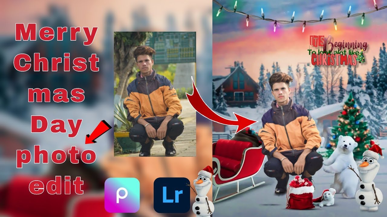 christmas photo editing 2023 ☃️ merry christmas photo editing 🎄 ...