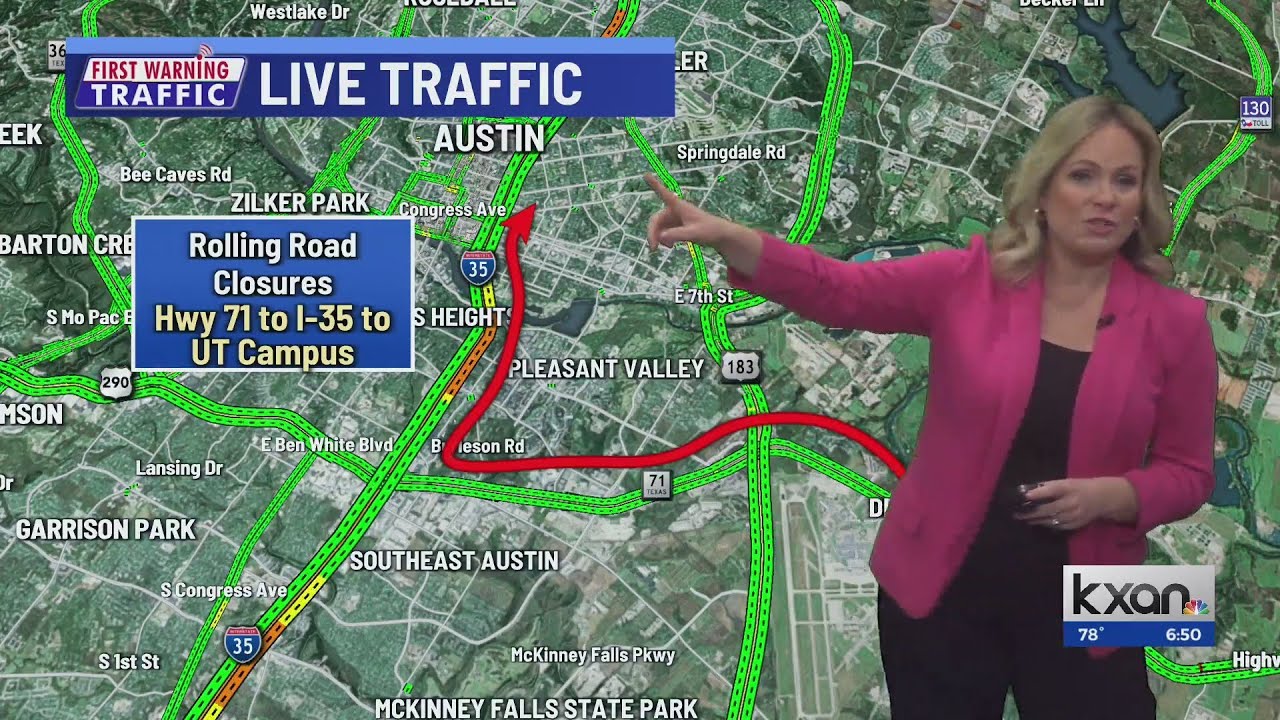 Rolling road closures likely as President Biden visits Austin Monday ...