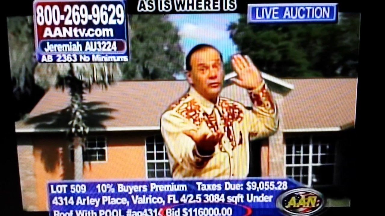 America's Auction Network Jewelry ending and Real Estate opening - YouTube