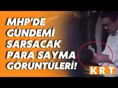 MHP'li belediyede skandal para sayma görüntüleri: Dolaptan çıkarıp para saydılar!