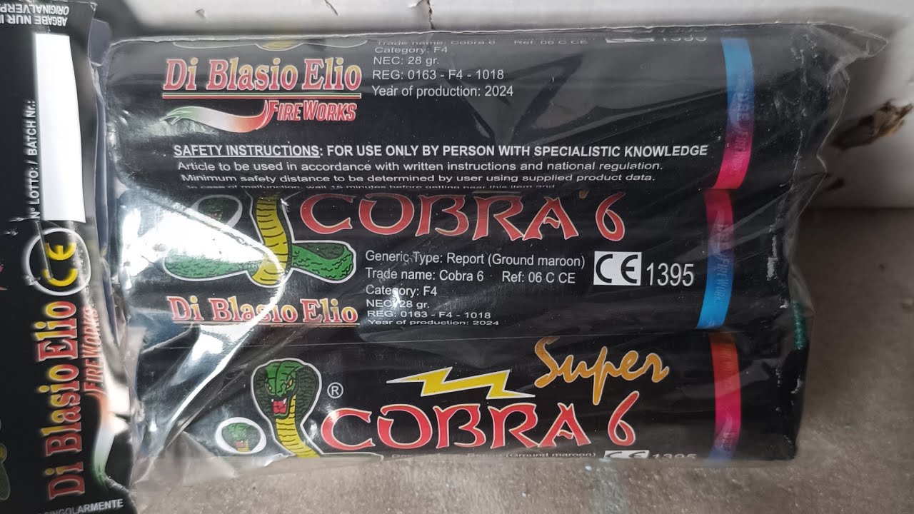 Super Cobra 6 | Di Blasio Elio Fireworks | New 2024 Production. - YouTube
