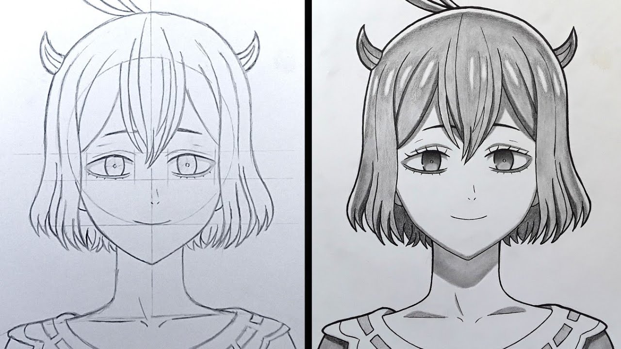 How to Draw NERO / Secre Swallowtail [Black Clover] - Cara Menggambar ...