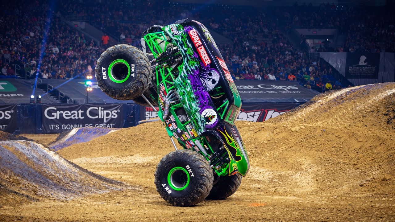 Grave Digger Monster Jam Weston Anderson Sacramento, CA 2025 (Freestyle ...