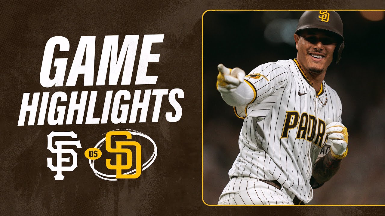 Giants vs. Padres Game Highlights (8/20/25) | MLB Highlights - YouTube