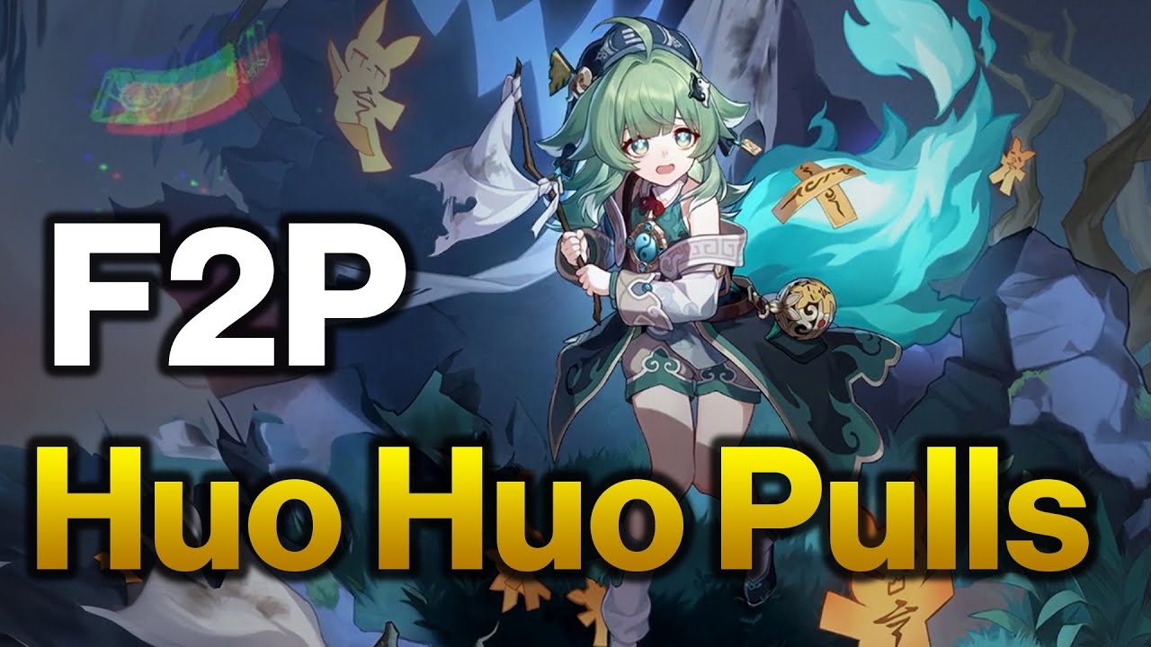 Using all my F2P pulls for Huo Huo to get a ton of bad 4 stars and a 5 ...